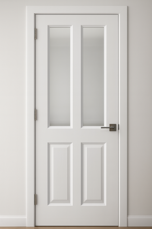 PREMDOR 4 Panel Smooth Internal Door 2L Hollow Core White Primed ...