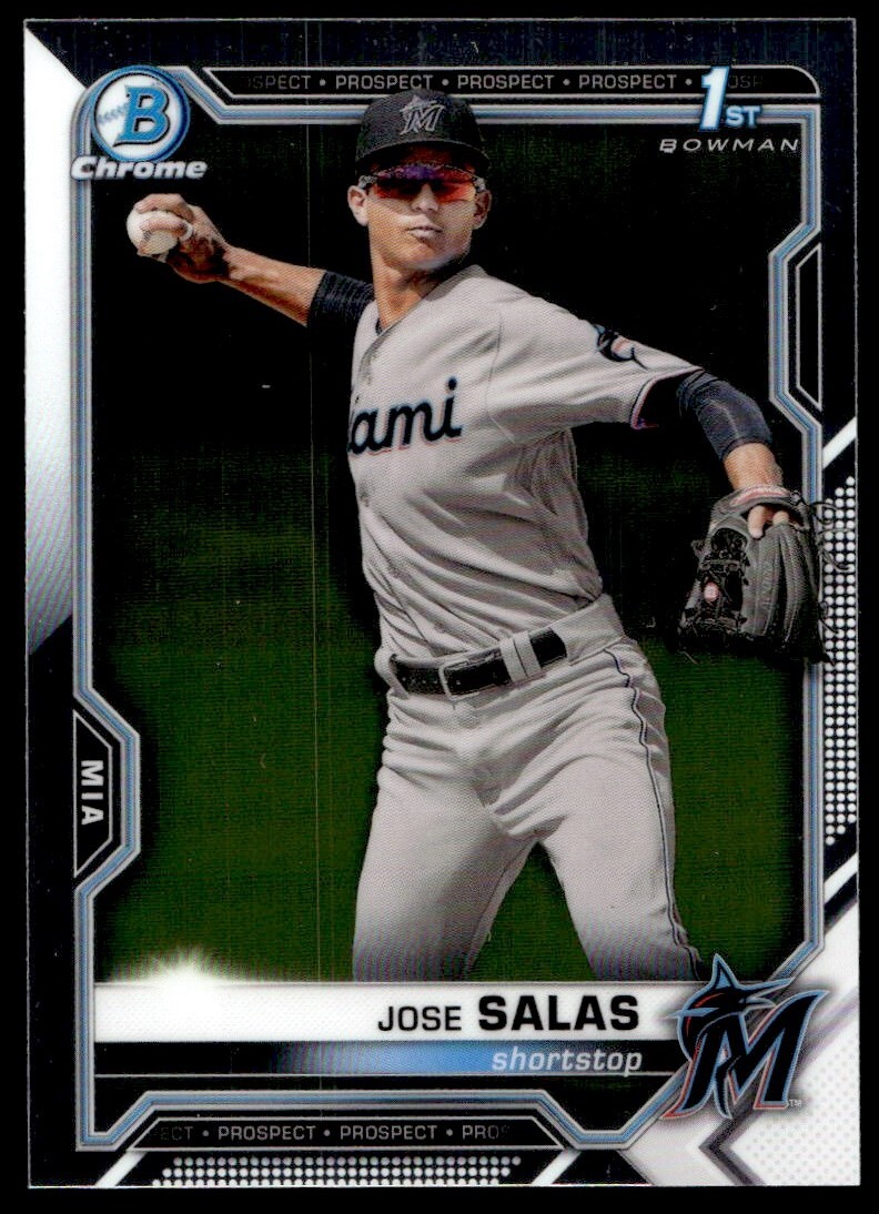 2021 Bowman Chrome Prospects Jose Salas G67 Miami Marlins #BCP-110 | eBay