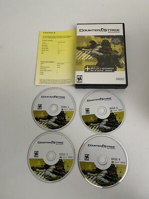 Counter Strike: Source PC CD-ROM Game, 2005 4 Disc Set 14633098396| eBay