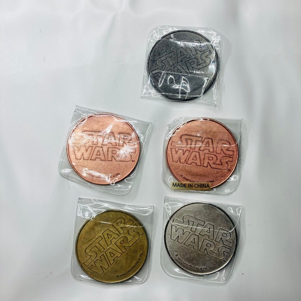 Star Wars Lot of 5 Limited Edition Collectible Coins Medallion From ...