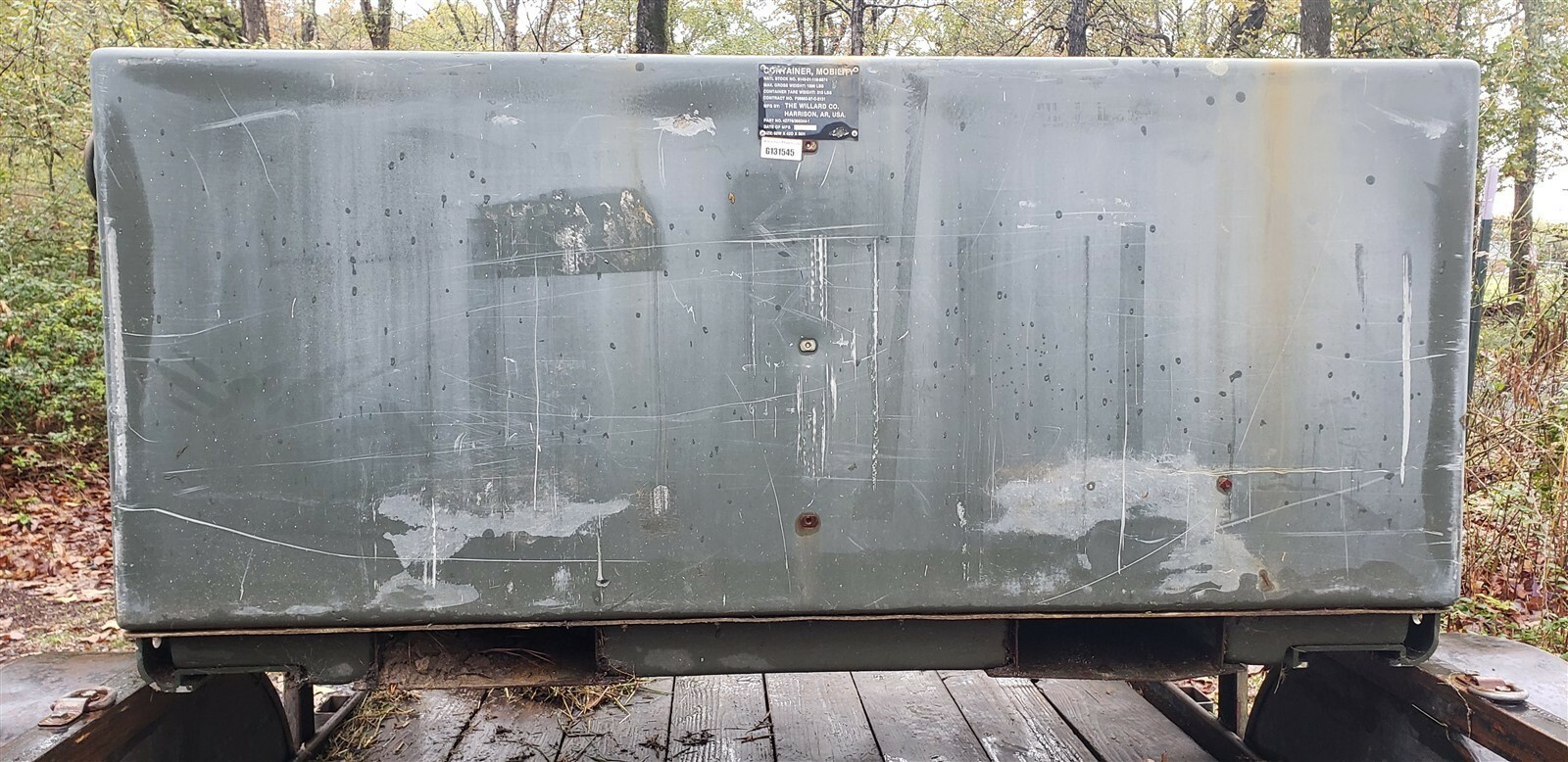 Military Mobility Storage Waterproof Pallet Shipping Container Willard ...