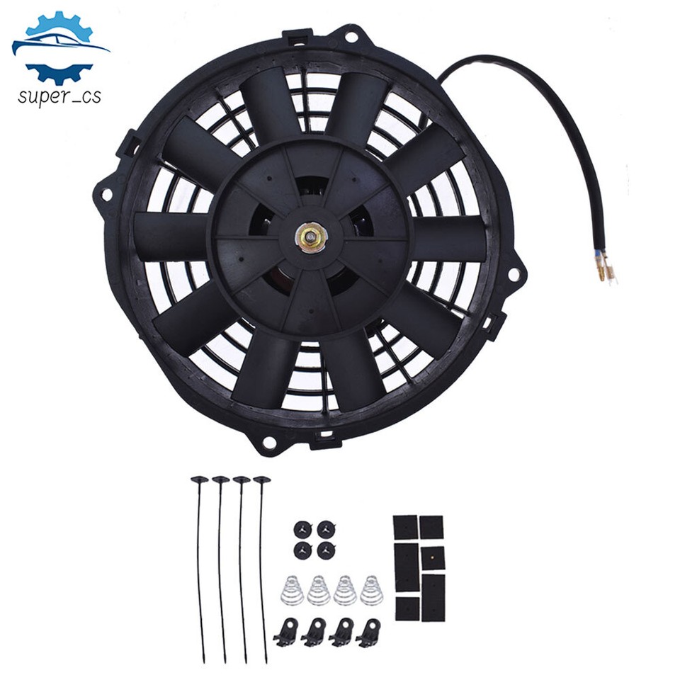 AU 7 Inch 12V Electric Cooling Fan Mounting Kits & Thermo Fan Universal ...