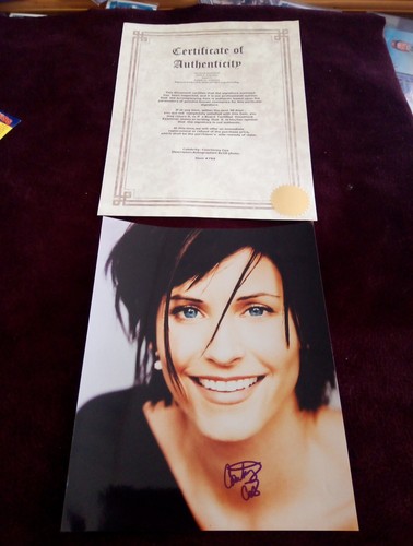 Courteney Cox Authentic Autographed Photo With COA Free Shipping | eBay
