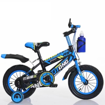 12/14/16 inch Kids Bike Bicycle Children Boys Blue Cycling Removable ...