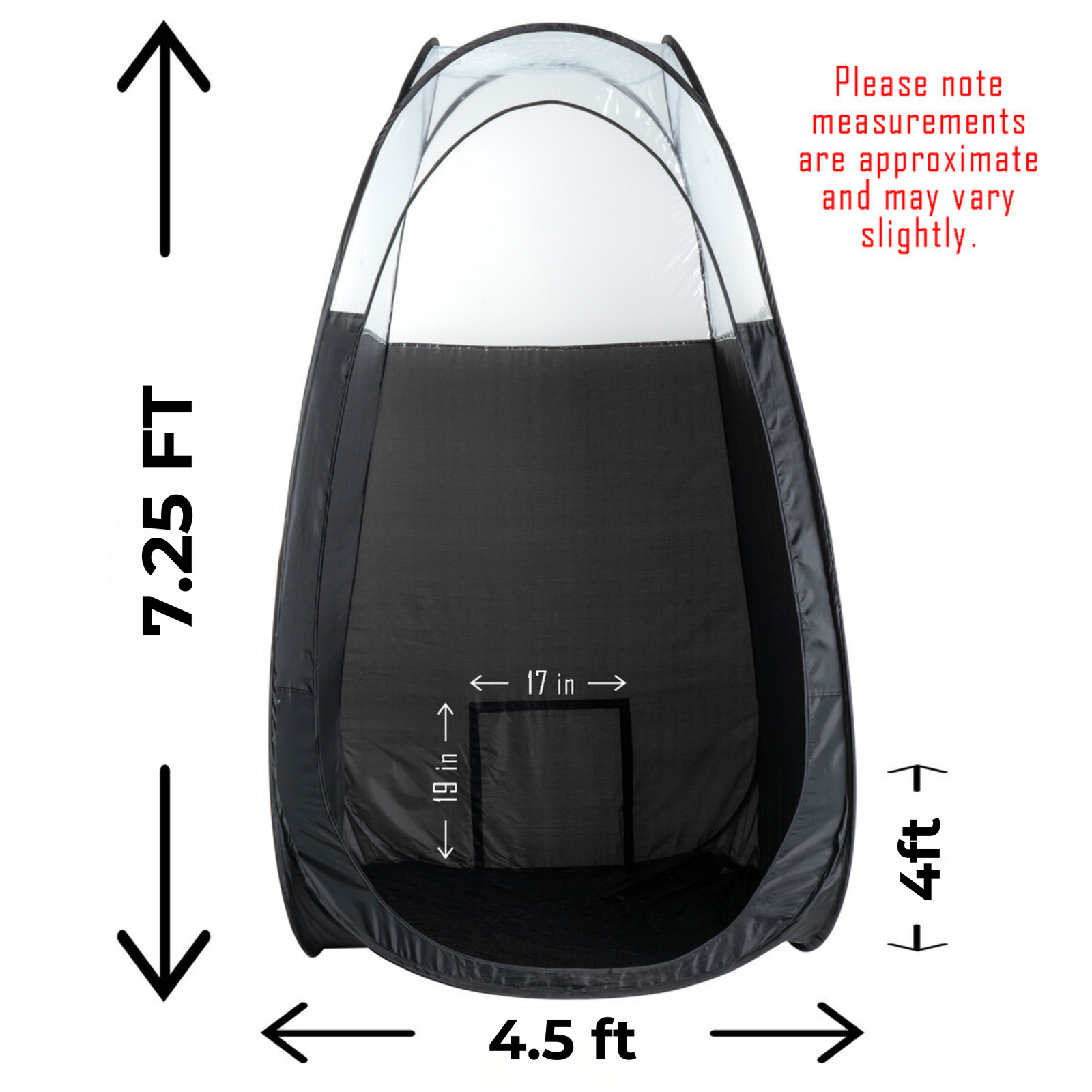 Black Spray Tanning Tent with Carry Bag | eBay