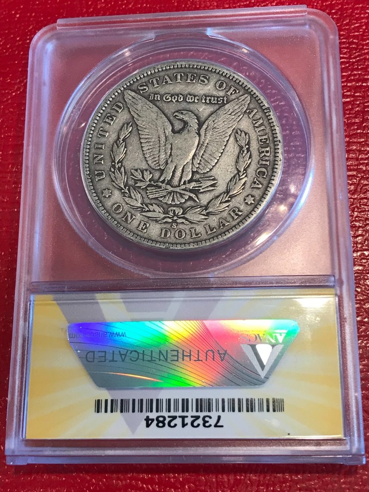 ANACS F15 1899 S MORGAN SILVER DOLLAR-OLD US COIN-JUN445 | eBay