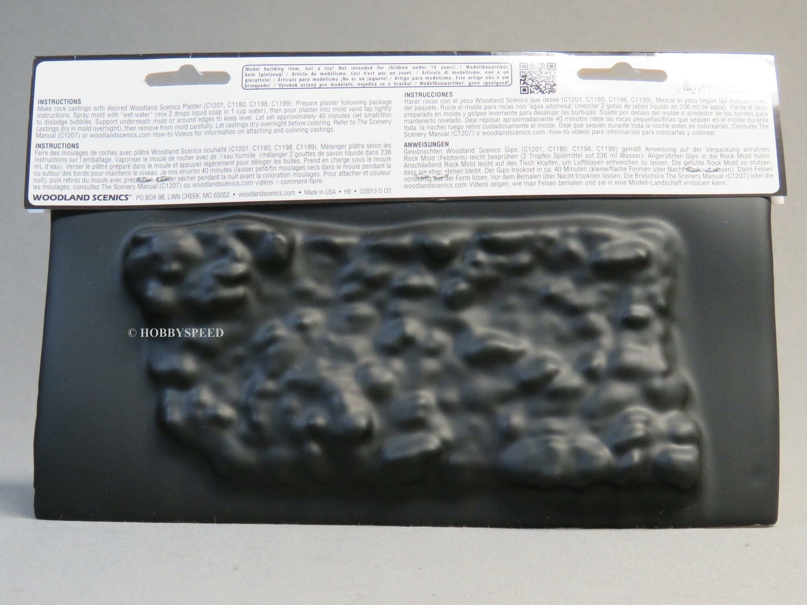 WOODLAND SCENICS ROCK MOLD ROCK FACE O HO N O GAUGE train scene WDS1248 ...