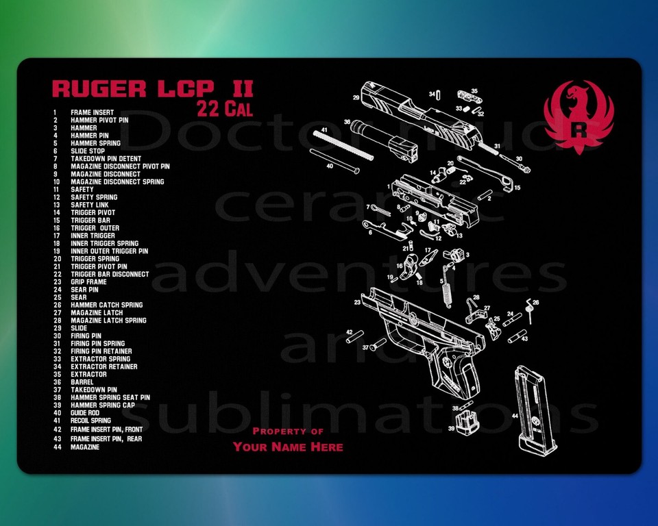 RUGER Bench Mat Gun Cleaning CHOOSE YOUR STYLE Gaming Mouse Mat | eBay