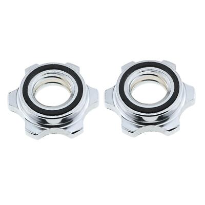 2PCS 1nch/25mm Spin Lock Collar Screws Dumbbell Spinlock Collars | eBay