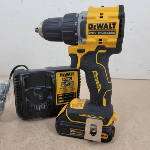 Dewalt Atomic Cordless Compact Brushless Drill Driver 1/2" DCD794 + 20v ...