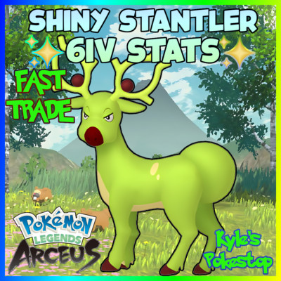 6IV 🌟SHINY🌟 STANTLER / NONSHINY MAX EFFORT VALUES POKEMON LEGENDS ...