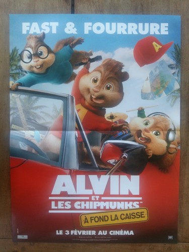 Poster Alvin And The Chipmunks Film Animation 40x60cm | eBay Australia