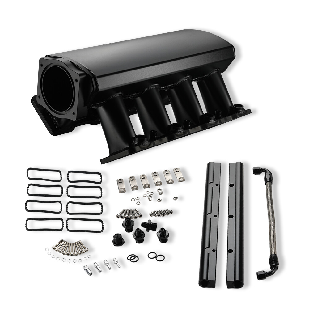 For LS1 LS2 LS6 92mm High Profile Intake Manifold w/ Fuel Rail ...