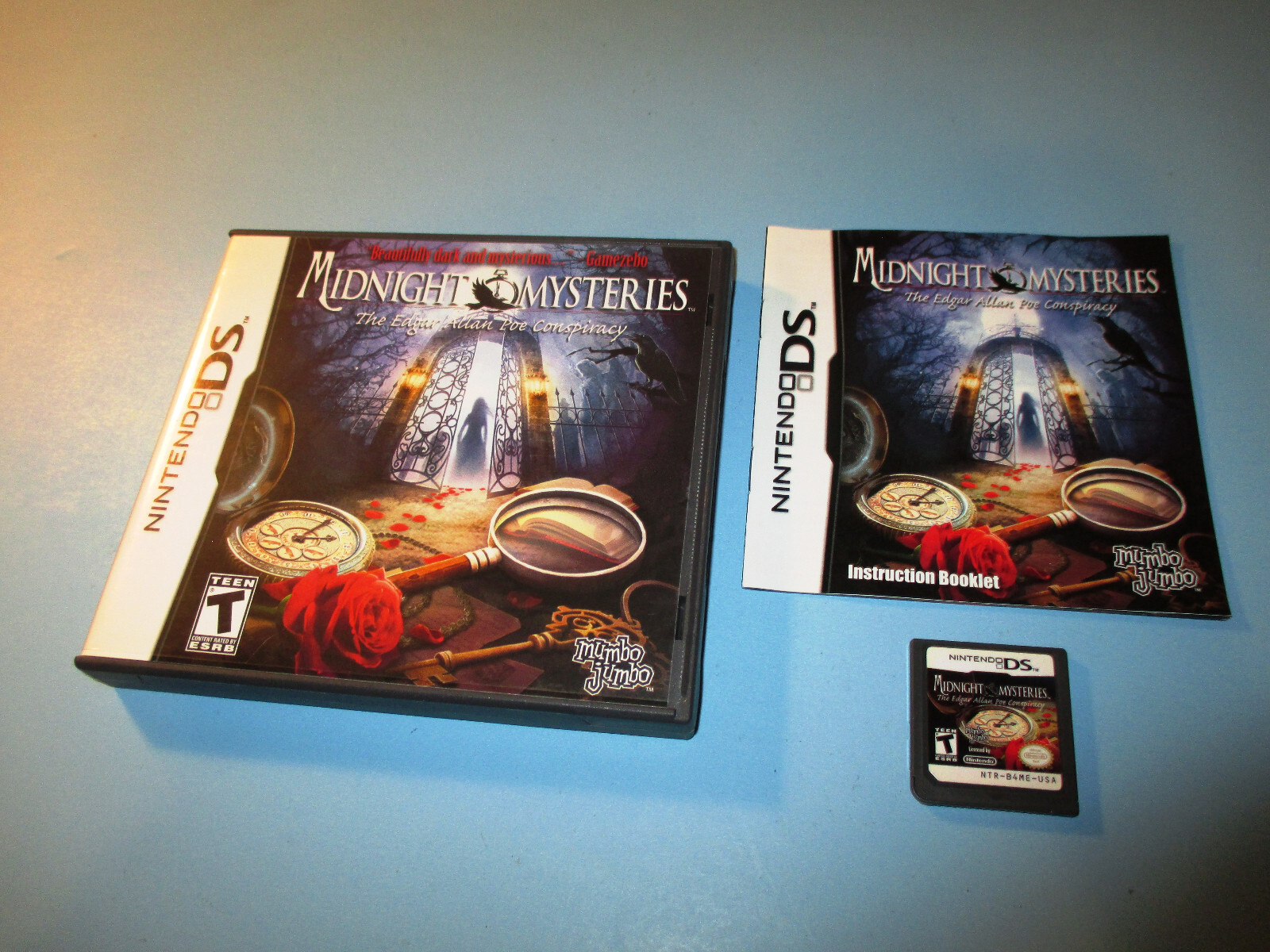 Midnight Mysteries: The Edgar Allan Poe Conspiracy (Nintendo DS) w/Case ...