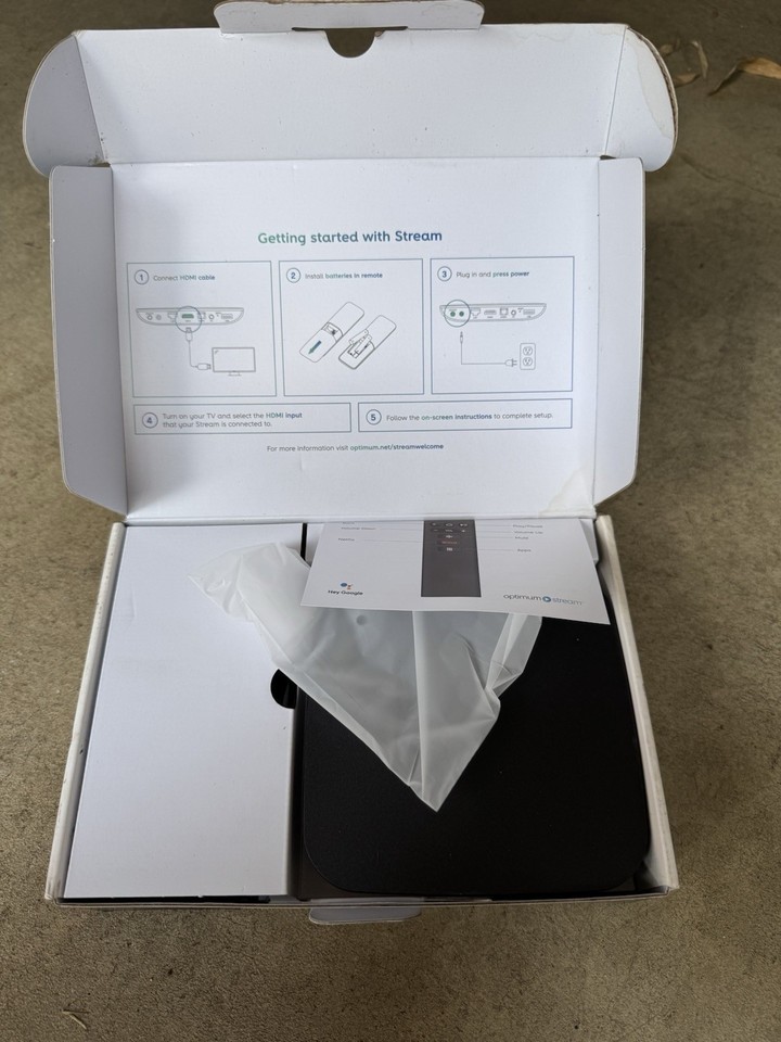 Optimum Stream Box 4k Streaming Live TV Streaming Altice DV8555 - With ...