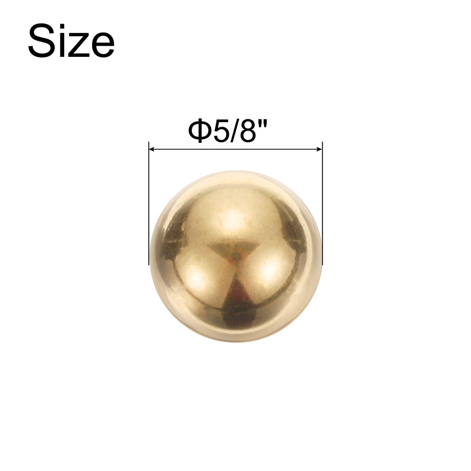 10Set Precision Solid Brass Bearing Balls 5/8" Industrial Brass Ball ...