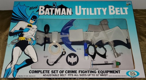 Vintage 1966 Ideal Batman Utility Belt Set - Custom Box | eBay
