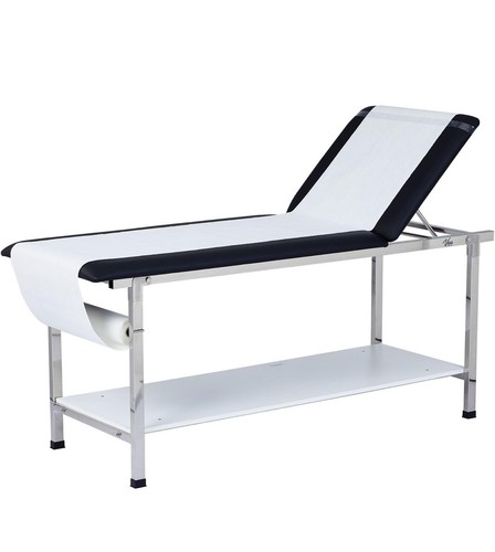Adirmed Exam Table with Paper Roll Dispenser & Shelf, Adj Back ...