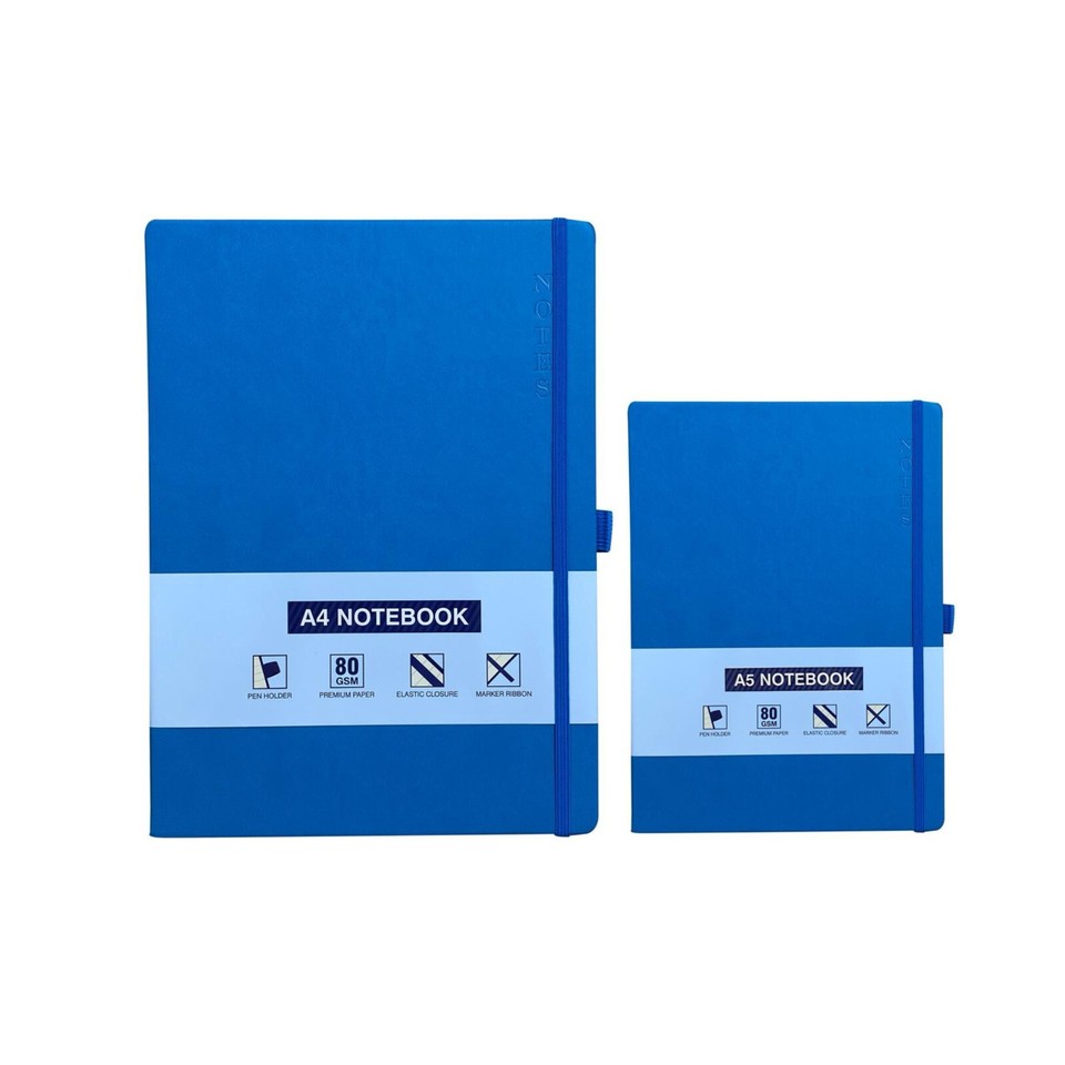Hardback Lined Notepad Notebook A5 A4 A6 Notes Journal Diary School ...