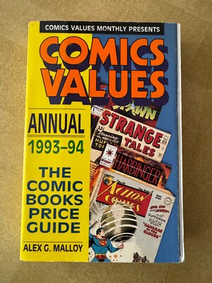 Comic Values ~ Annual 1993-94 ~ Alex Malloy ~ PB VG | eBay