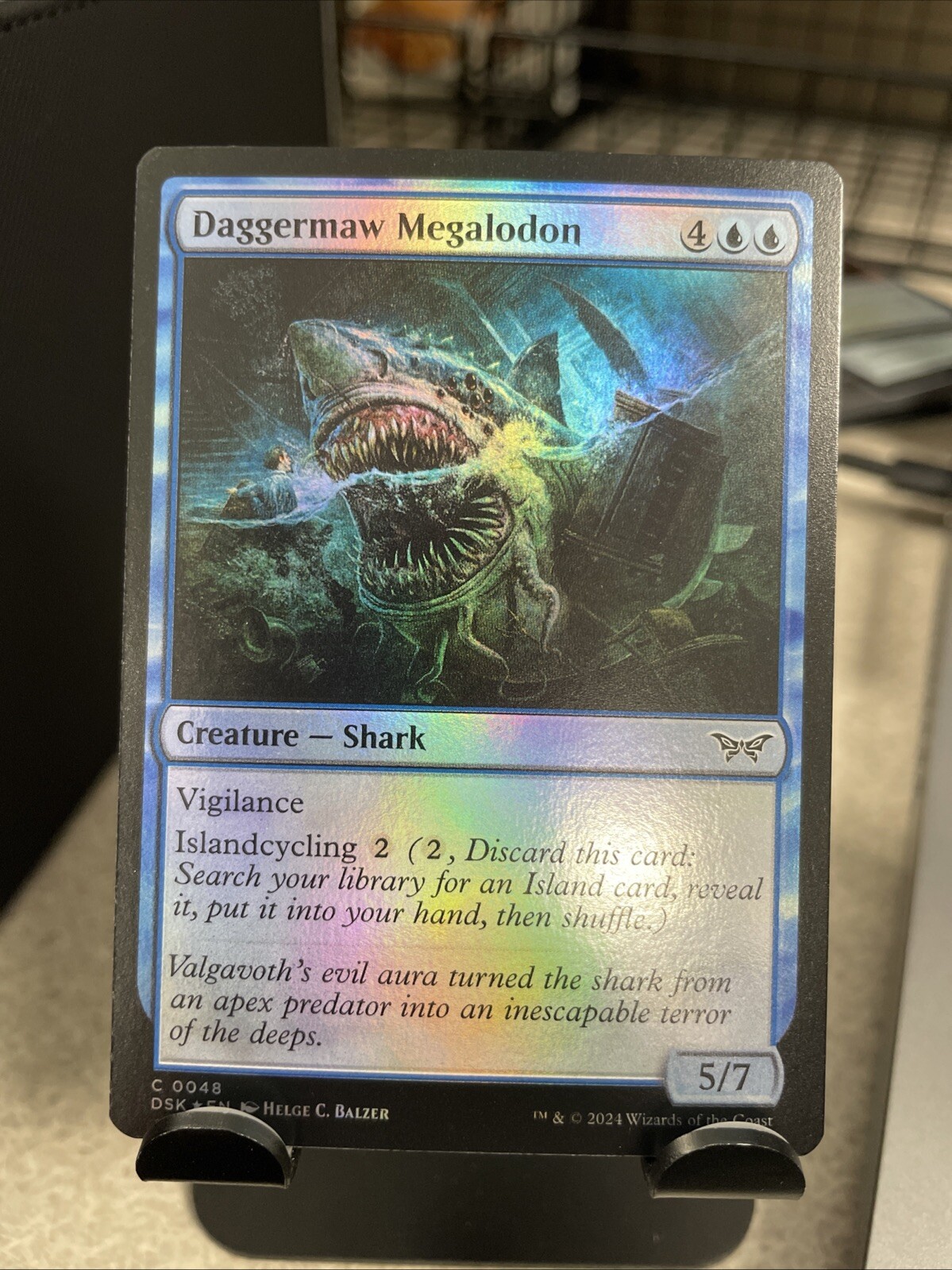 Daggermaw Megalodon Duskmourn: House of Horror Foil | eBay