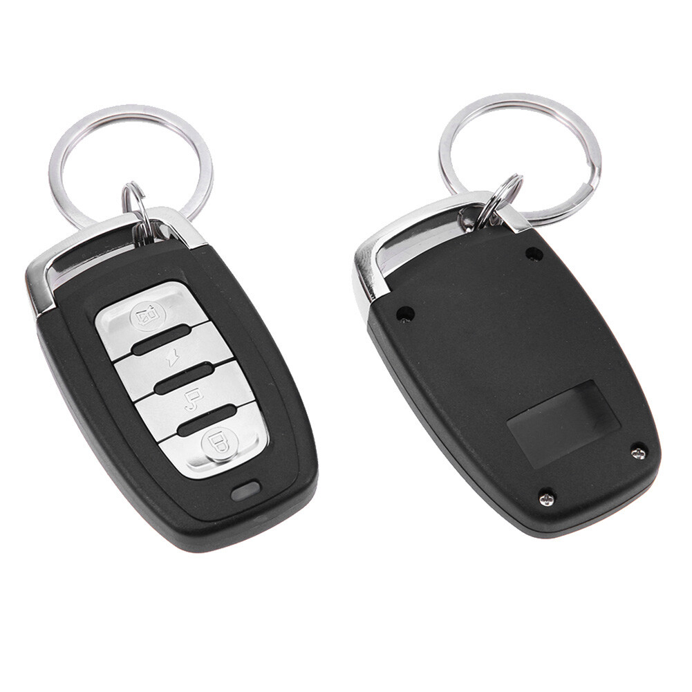 Car Alarm System with Remote Control Door Lock Keyless Entry System 433 ...