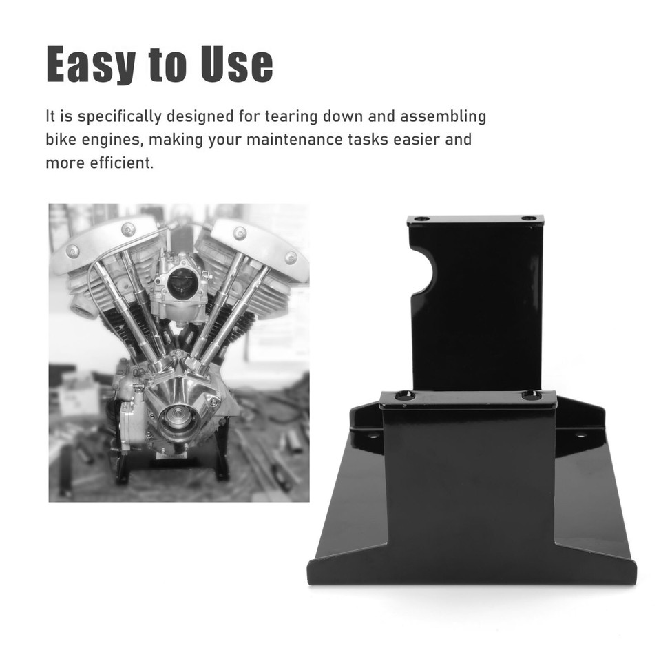 Steel Engine Stand Mounting Bracket for Harley Big Twin EVO Dyna 1936 ...