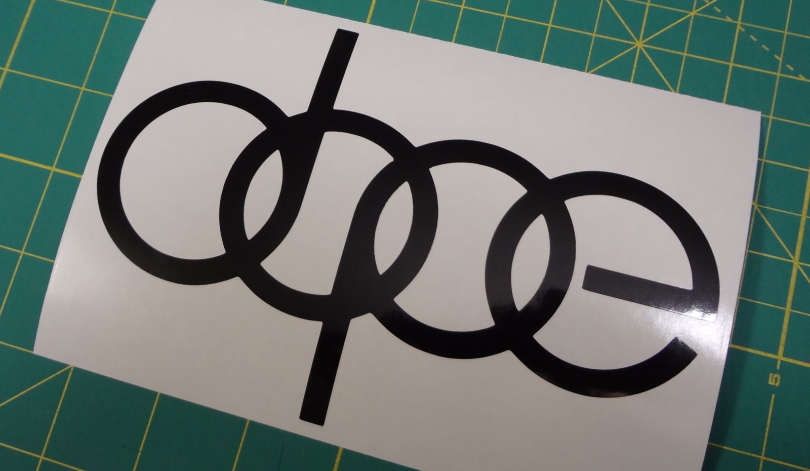 2 Dope Sticker Vinyl Decals - Audi RS4 JDM Euro Racing A4 S4 ...