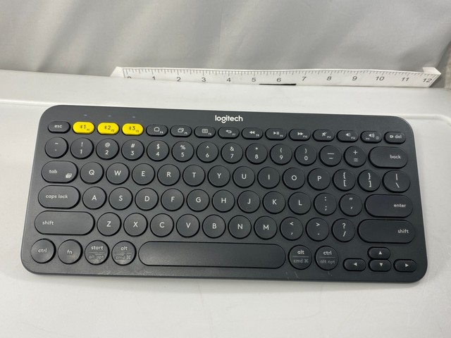 Logitech K380 Model Y-r0056 Grey Bluetooth Wireless Mini Keyboard for ...