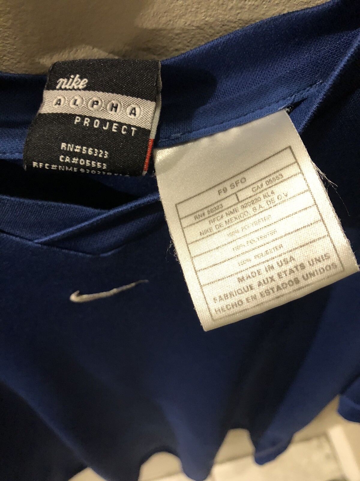 Nike Alpha Project Vintage 90s Workout Shirt Medium U… - Gem