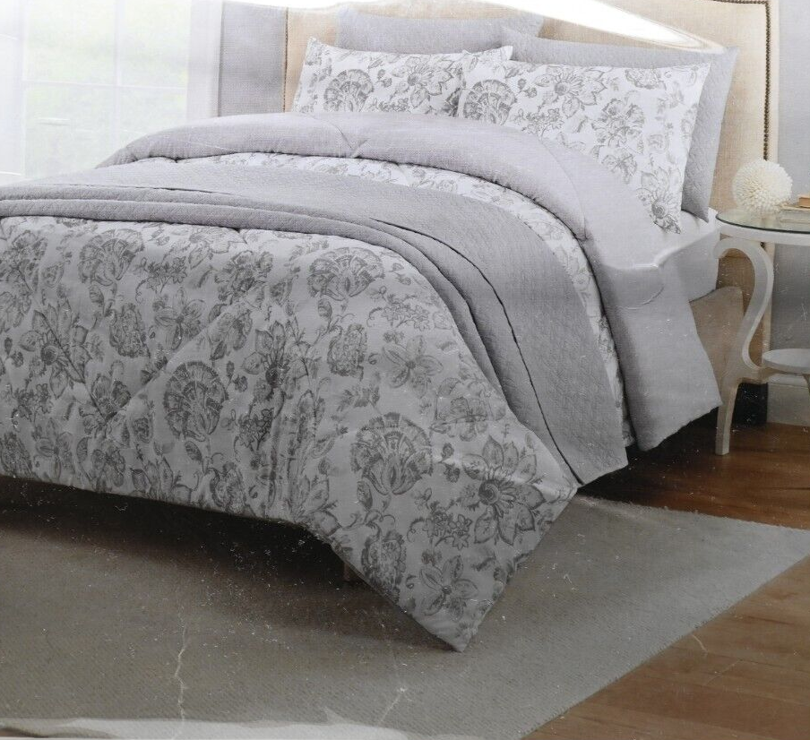Adorn Home 6 Piece King Comforter & Coverlet Set | eBay
