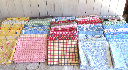 Fabric /Yardage 100 FAT QUARTERS for Quilting/Sewing Assorted Small ...