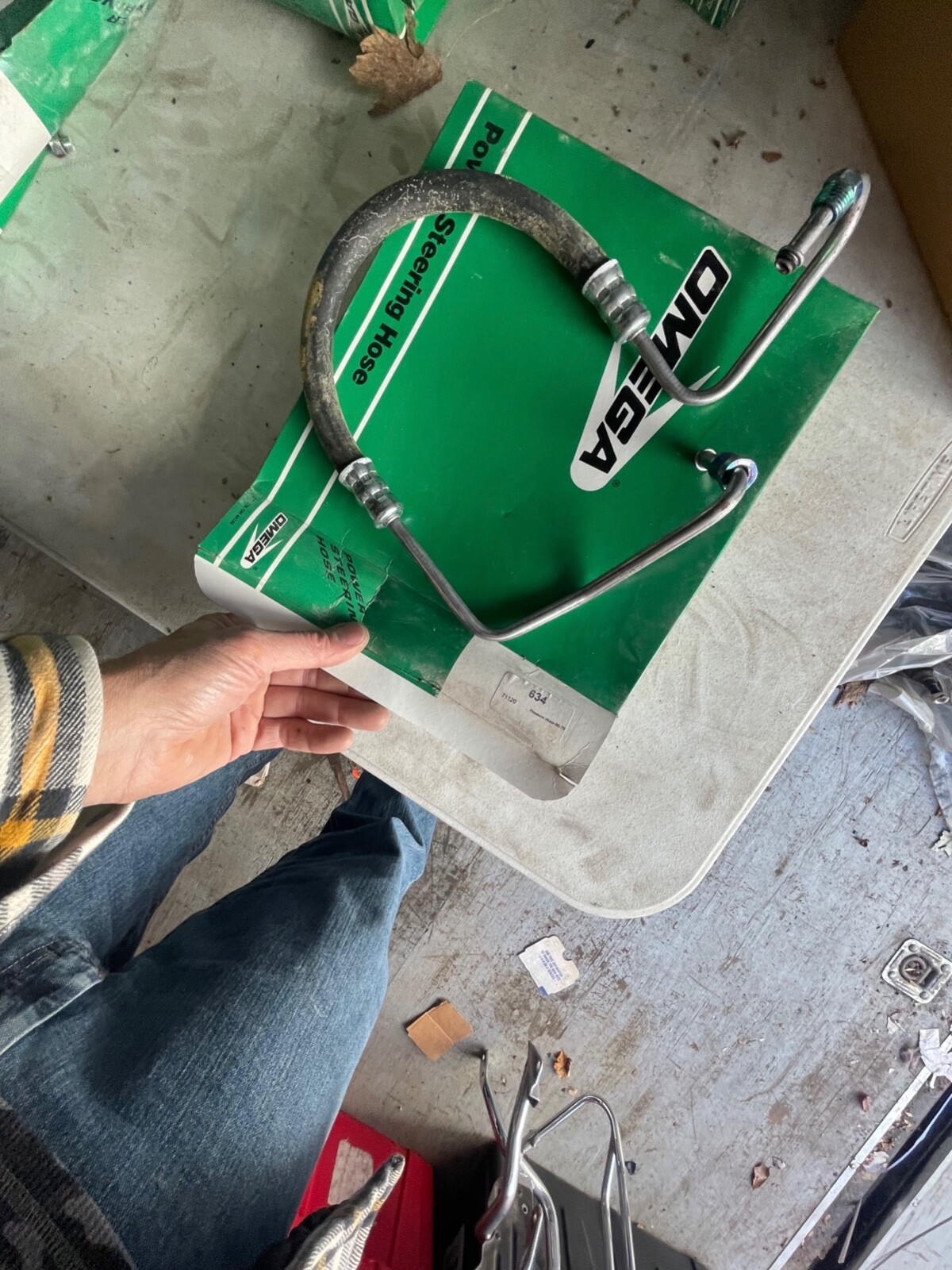 omega power steering hose 634 keller Edelman cross 71120 | eBay