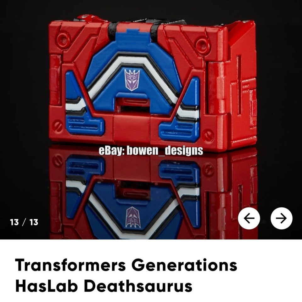 Pulse HasLab Transformers Generations Deathsaurus Figure NO P&B Throne ...