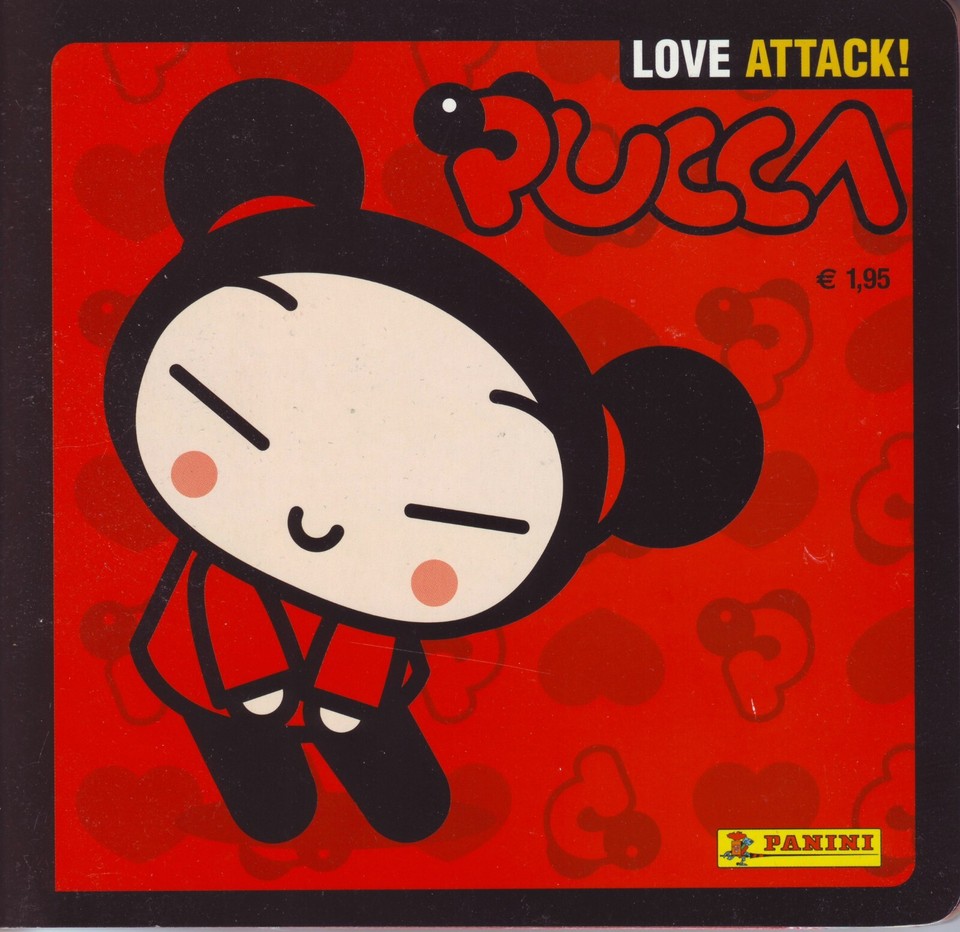 Panini-Pucca Love Attack 2007 Empty Album + Sticker/Image Set Complete ...