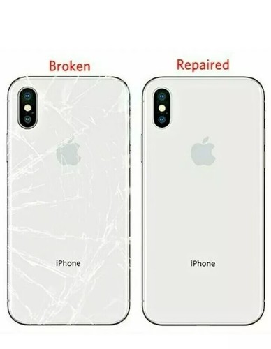 iPhone Back Glass Replacement Repair Service 8 8+ SE X XR XS 11 12 13 ...