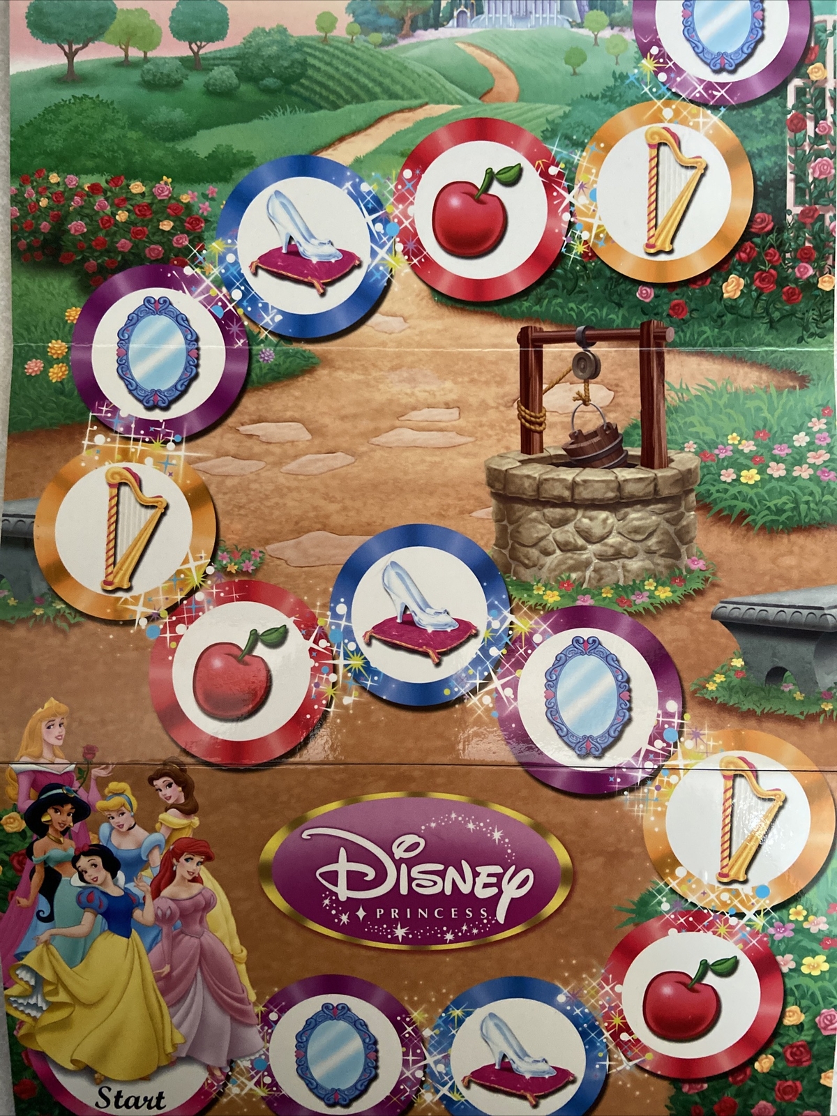 Disney Princess Dream Journey DVD Board Game w/Remote-Complete-Angela ...