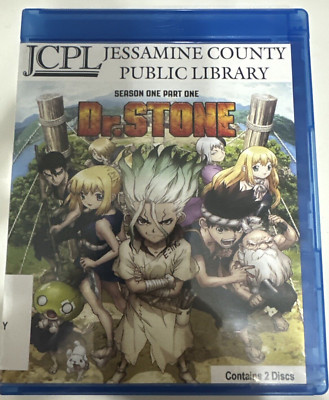 Dr. Stone: Season One-Part One (Blu-ray, 2-Disc) - - - EX LIBRARY COPY ...