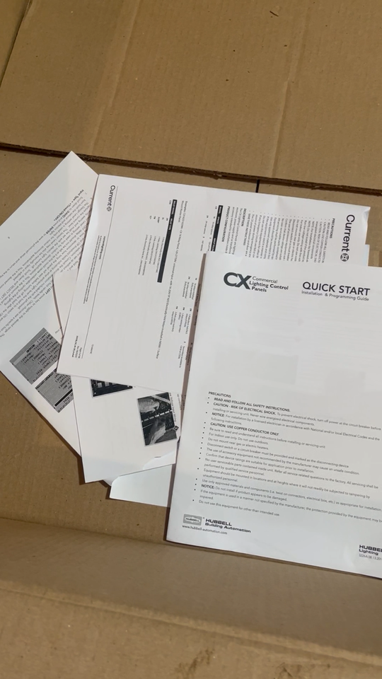 NEW Hubbell Master Panel CX162S163LM Lighting Control Panel 16 relay ...