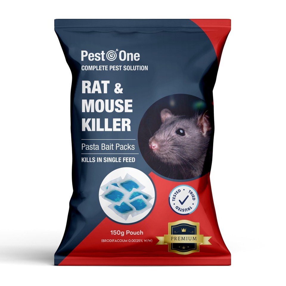 Sapphire Mouse & Rat Poison Strongest Available 150g Single Feed Kill ...