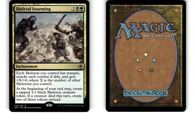 MTG Forgotten Realms Skeletal Swarming AFR 232/281 R NM/MT | eBay