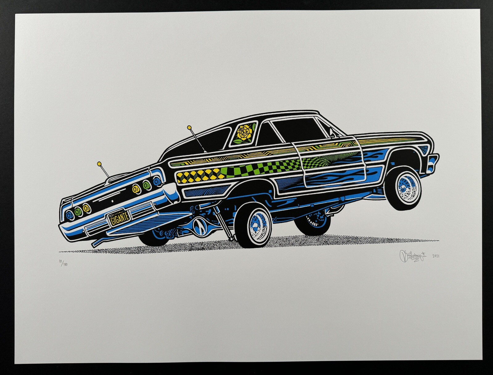 Mike Giant “3 Wheeler” Limited Edition Print - Tattoo & Graffiti ...