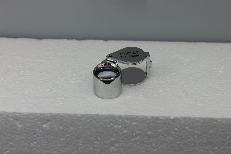 10x21MM Chrome Round Body Triplet Jeweler's Loupe : Closeout | eBay