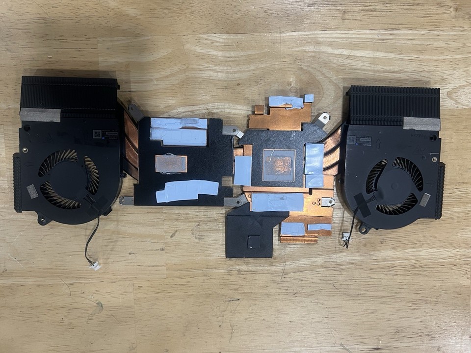 Alienware m15 R6 CPU Graphics Cooling Heatsink Fan Assembly | eBay