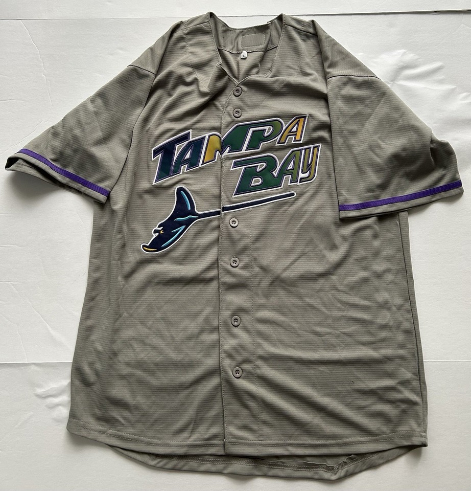 Jim Morris Tampa Bay Rays Jersey #63 The Rookie Dennis Quaid Adult ...