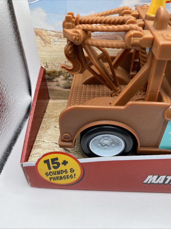 Disney Pixar Cars Track Talkers Mater Talking Tow Truck 15+ Sounds | eBay