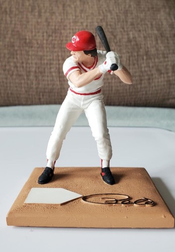 Pete Rose 4.5" Gartlan statue figurine w/COA Cincinnati Reds | eBay