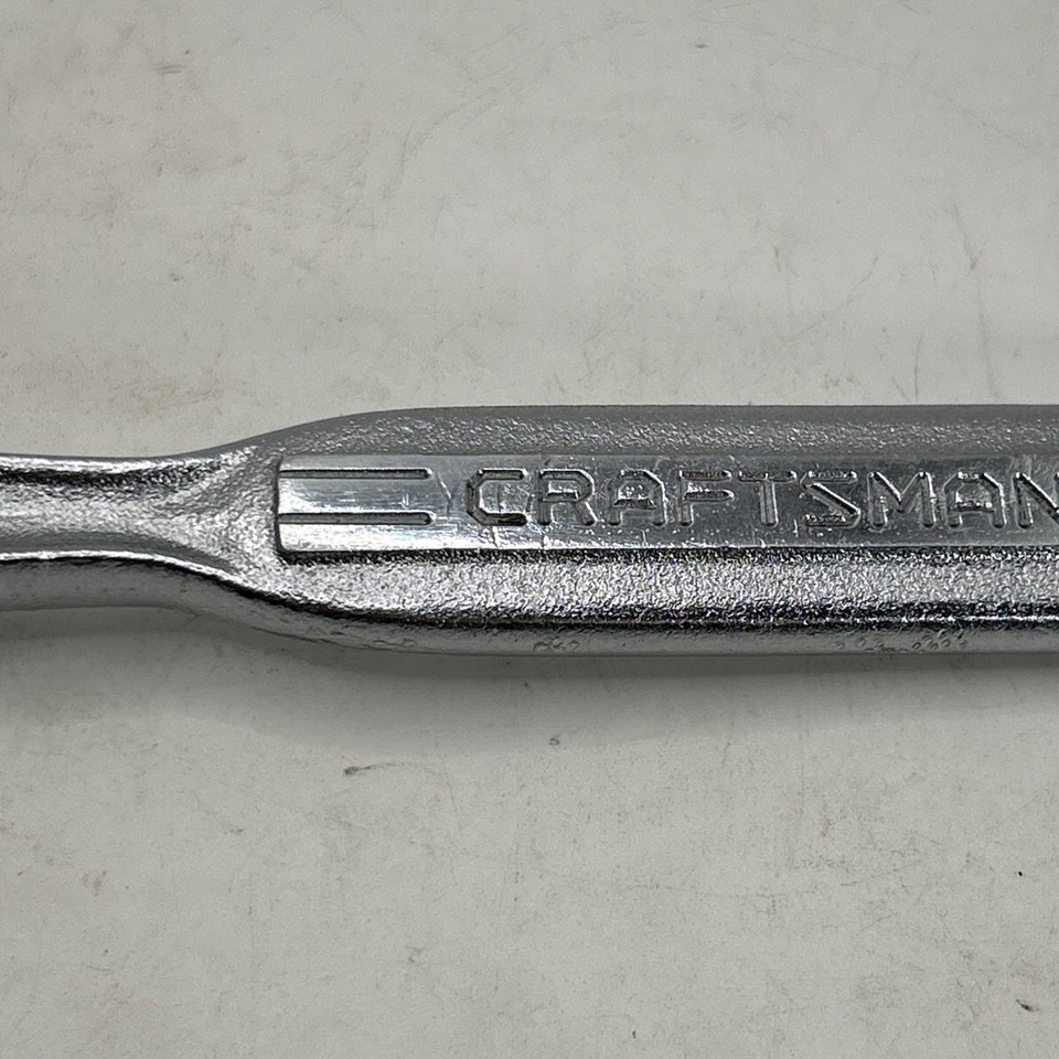 Vintage Craftsman 3/8" Drive Ratchet Socket Wrench -V- 43784 USA Patent ...