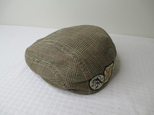 Vintage Men's Aeropostale A87 hat L/XL Newsboy Plaid Cap Hat Baret ...