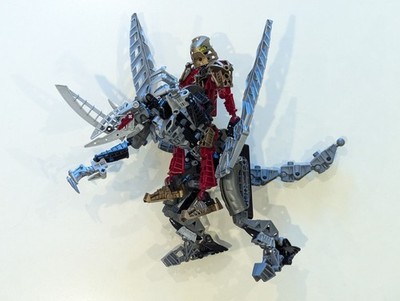 LEGO Bionicle 8811 Nidhiki Toa Lhikan and Kikanalo, NIB Turaga Lhikan ...